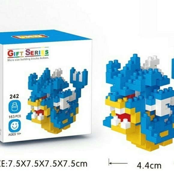 Pokemon | Other | Gyrados Pokemon Lego Nano Blocks | Poshmark